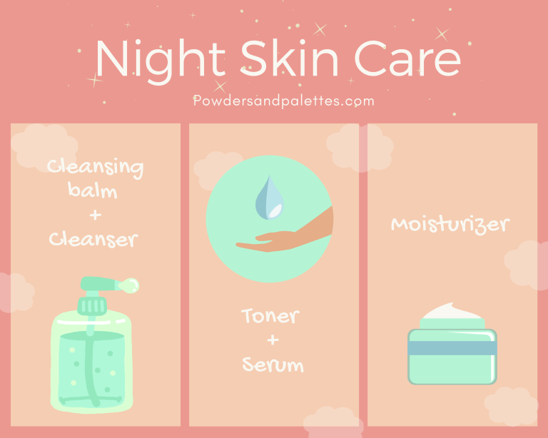 My Real Night Time Skin Care Routine – Powders and Palettes